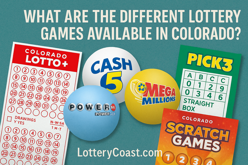 What are the different lottery games available in Colorado?