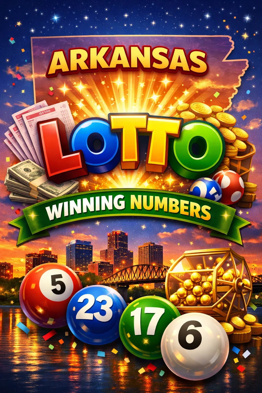 Lotto Arkansas (AR) Lottery Results: Latest Winning Numbers