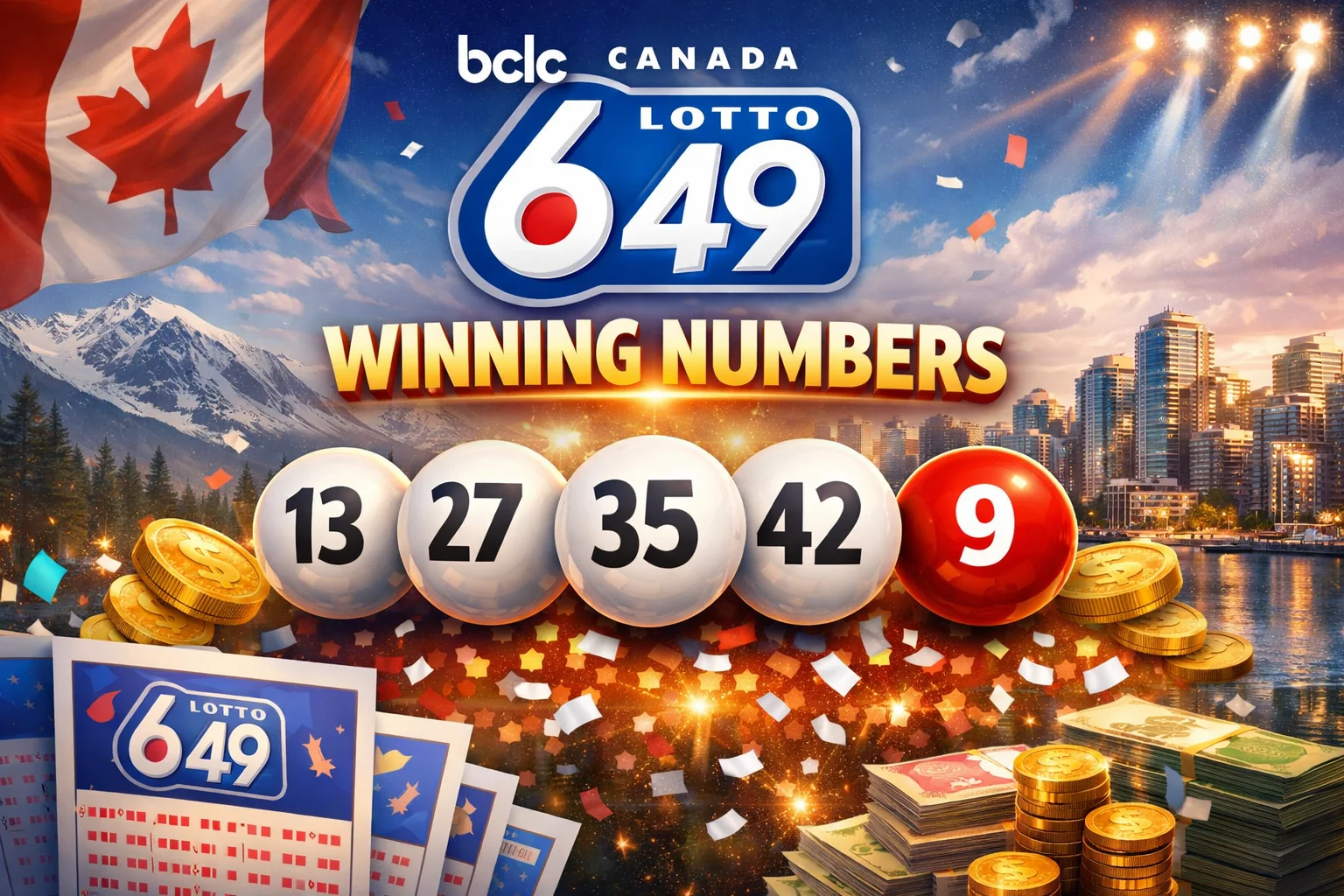 Canada Lotto 6/49 British Columbia Lottery Results: Latest Winning Numbers