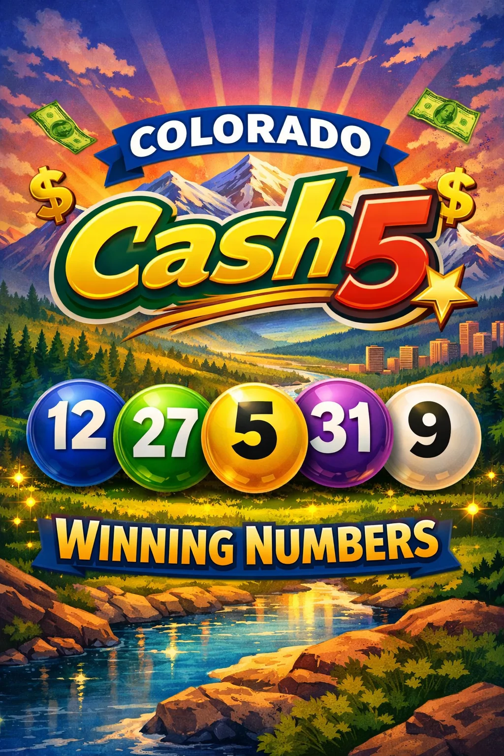 Cash 5 Colorado (CO) Lottery Results: Latest Winning Numbers