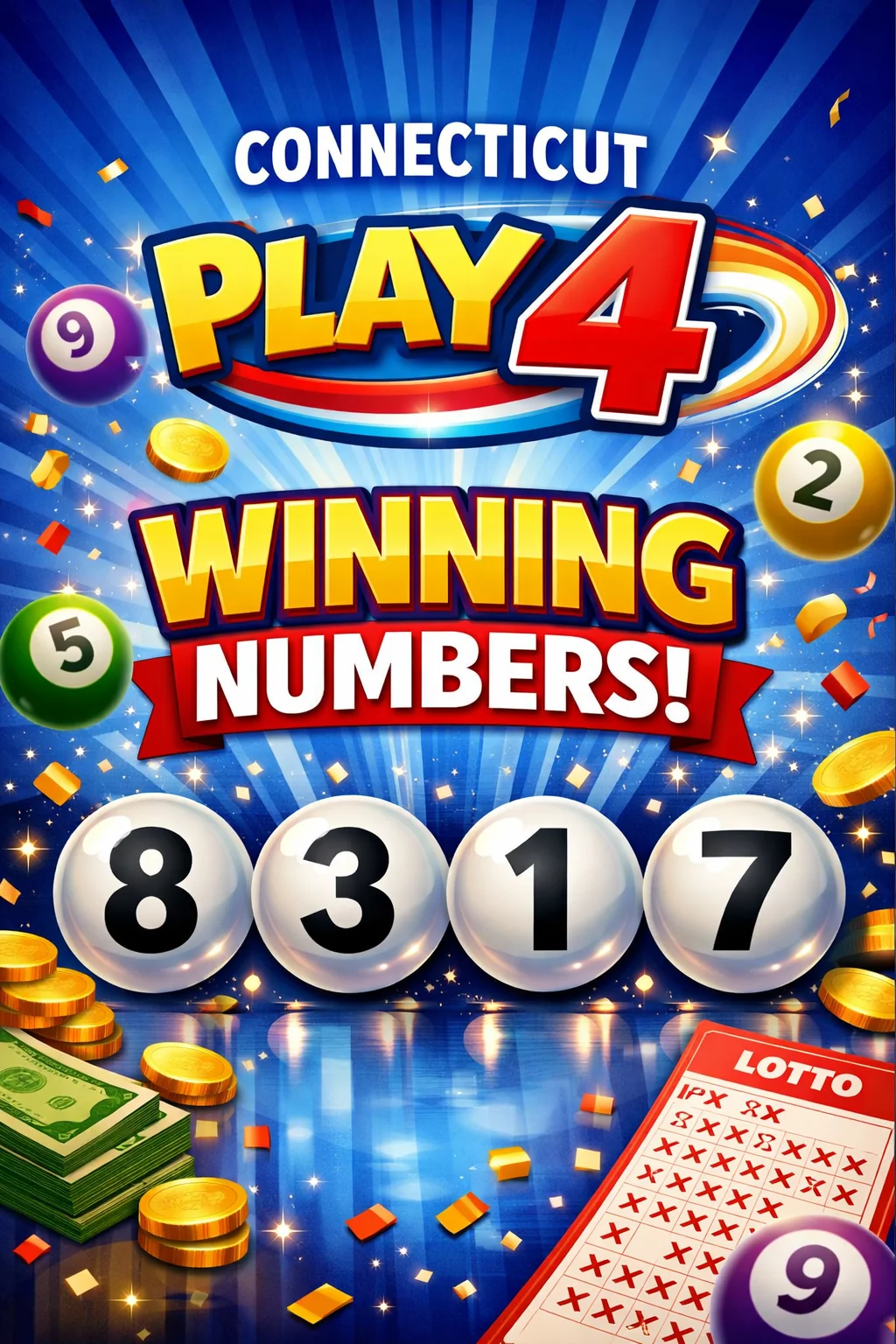 Play 4 Connecticut (CT) Lottery Results: Latest Winning Numbers