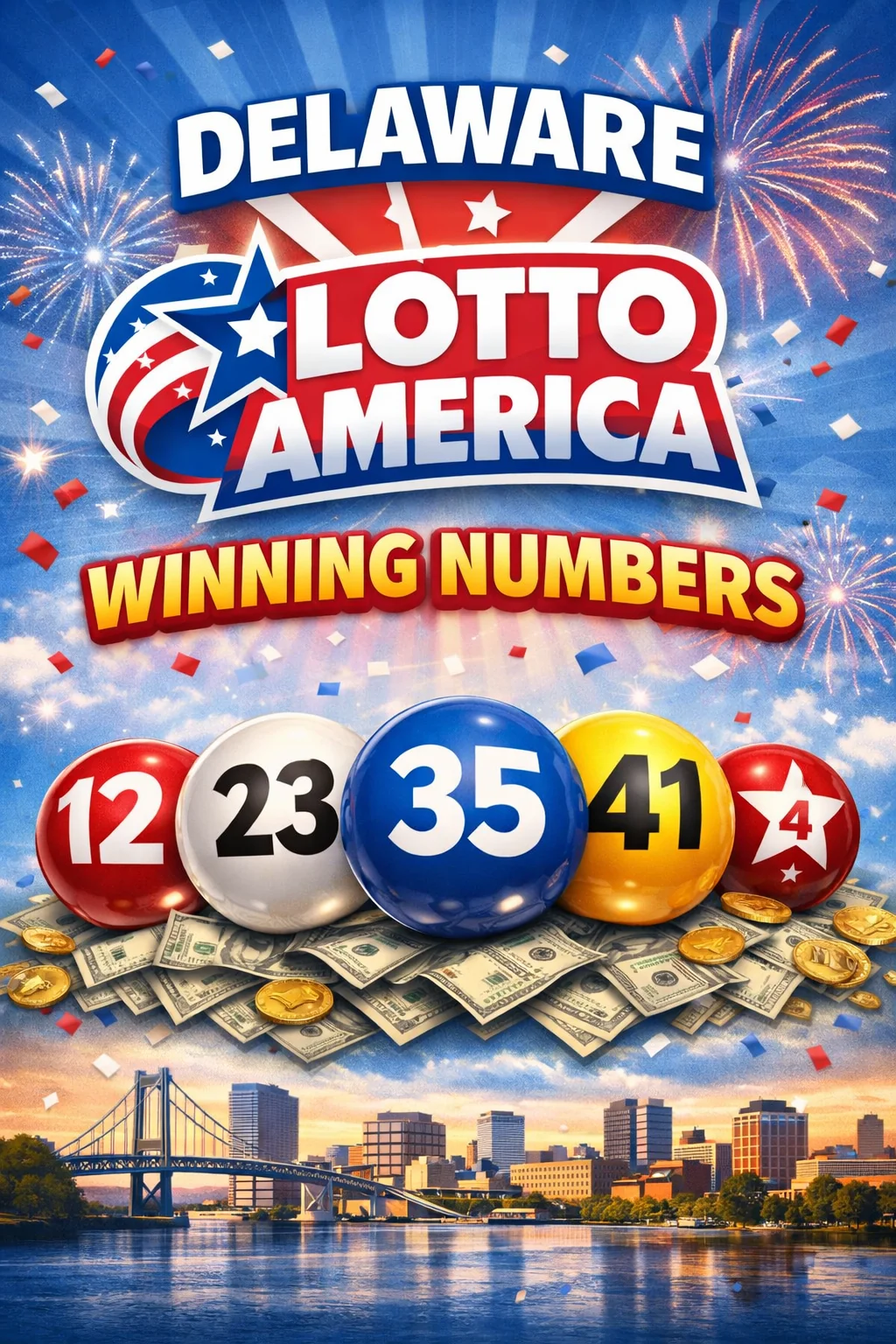 Lotto America Delaware (DE) Lottery Results: Latest Winning Numbers