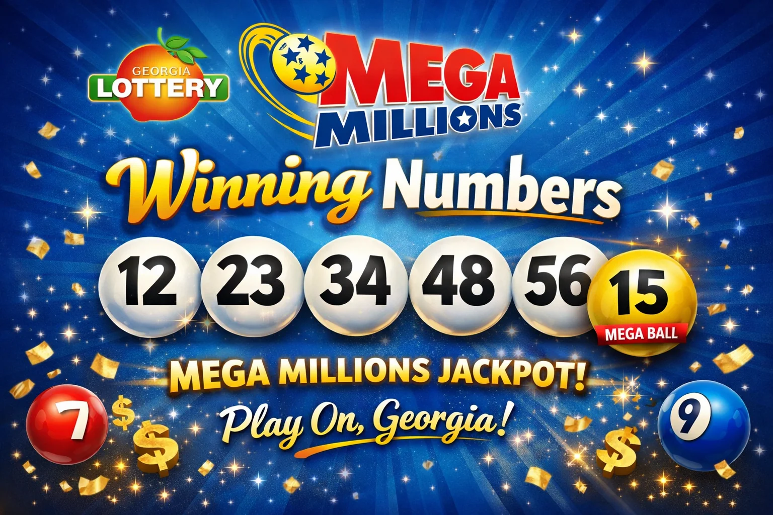 Georgia (GA) Mega Millions Winning Numbers: Latest Lottery Results