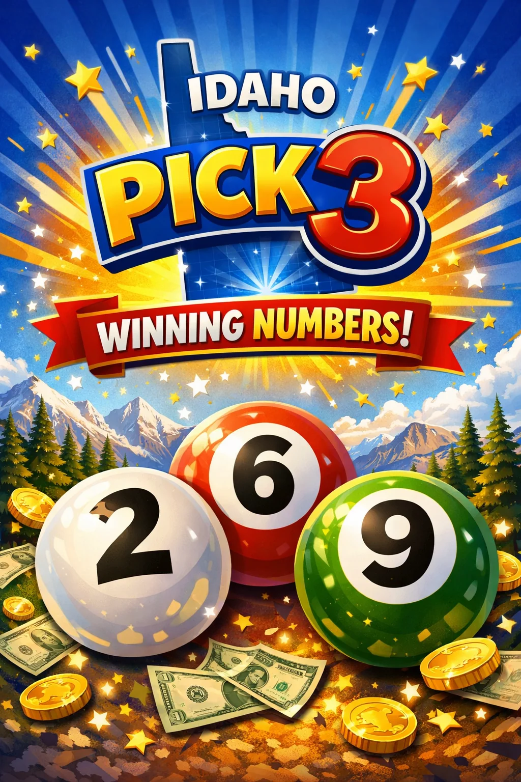 Pick 3 Idaho (ID) Lottery Results: Latest Winning Numbers