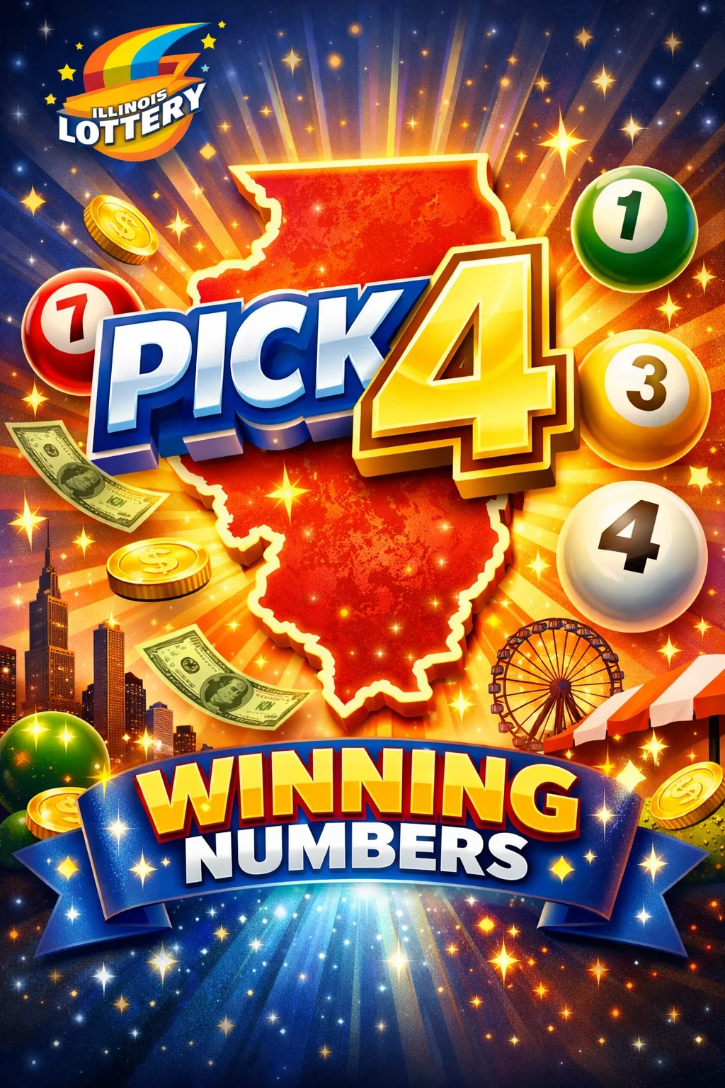 Pick 4 Illinois (IL) Lottery Results: Latest Winning Numbers