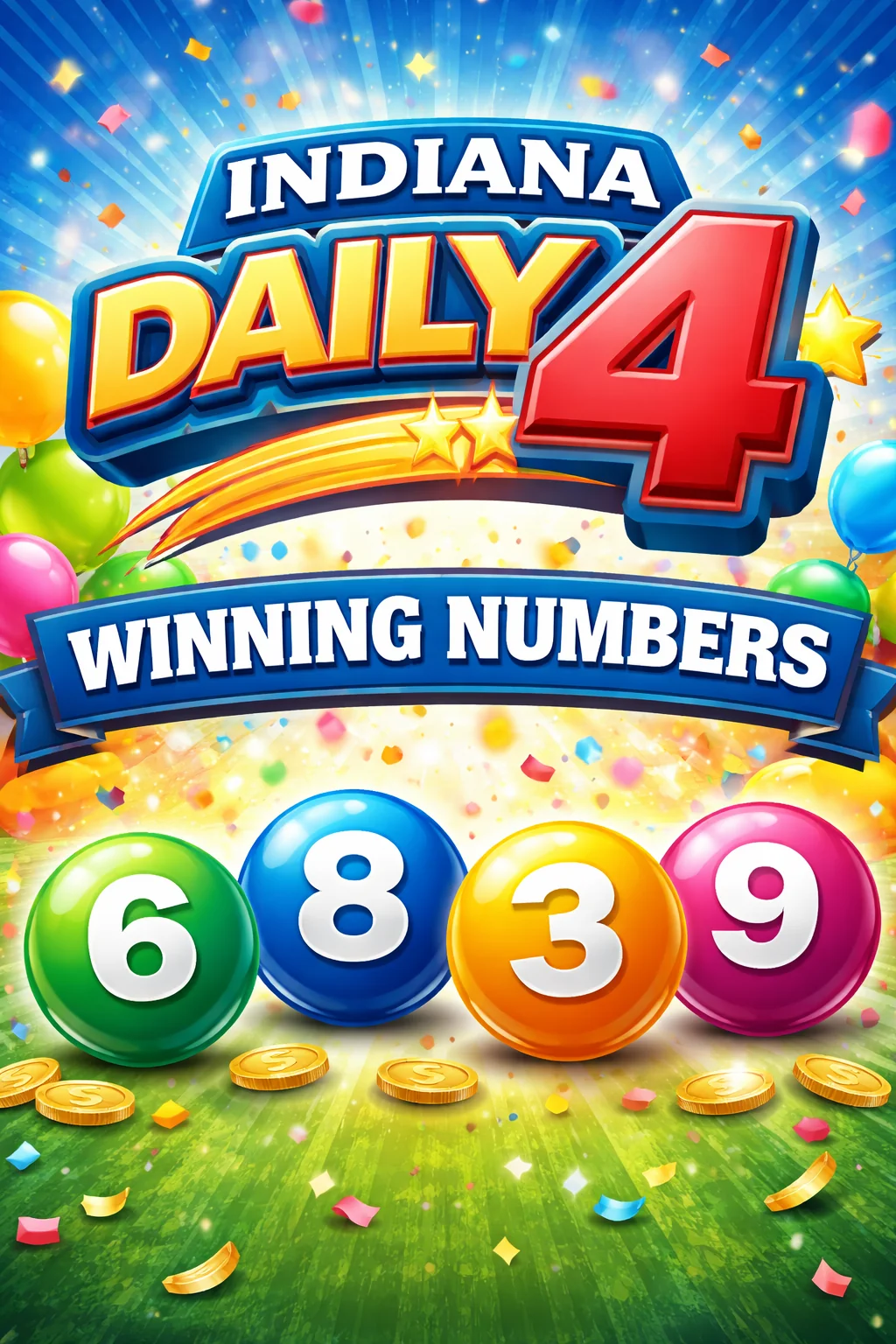 Daily 4 Indiana (IN) Lottery Results: Latest Winning Numbers