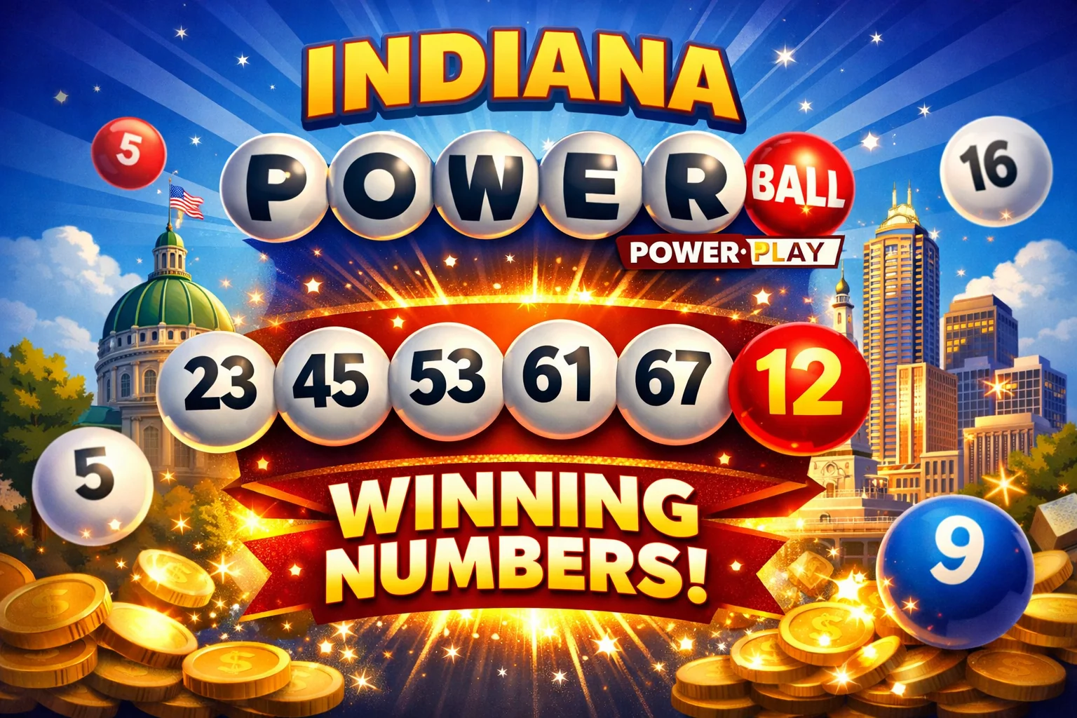 Indiana (IN) Powerball Winning Numbers: Latest Lottery Results