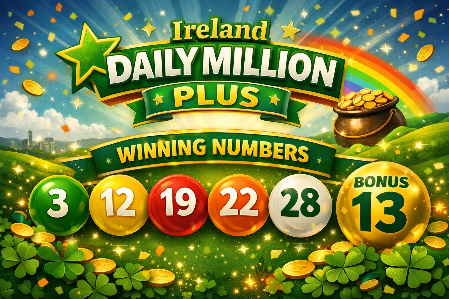 Daily Million Plus Ireland Lottery Results: Latest Winning Numbers