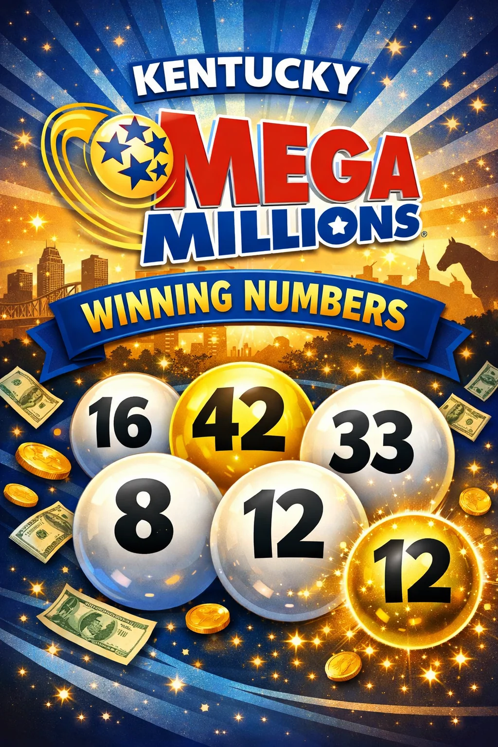Winning Numbers for Kentucky (KY) Mega Millions – June 2026