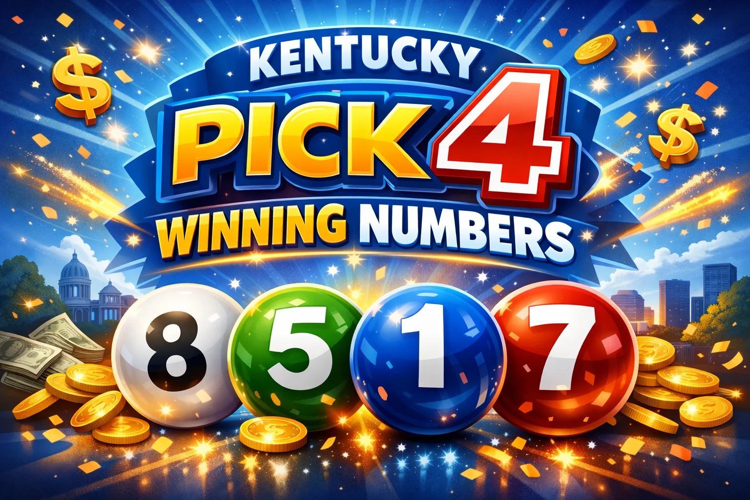 Pick 4 Kentucky (KY) Lottery Results: Latest Winning Numbers