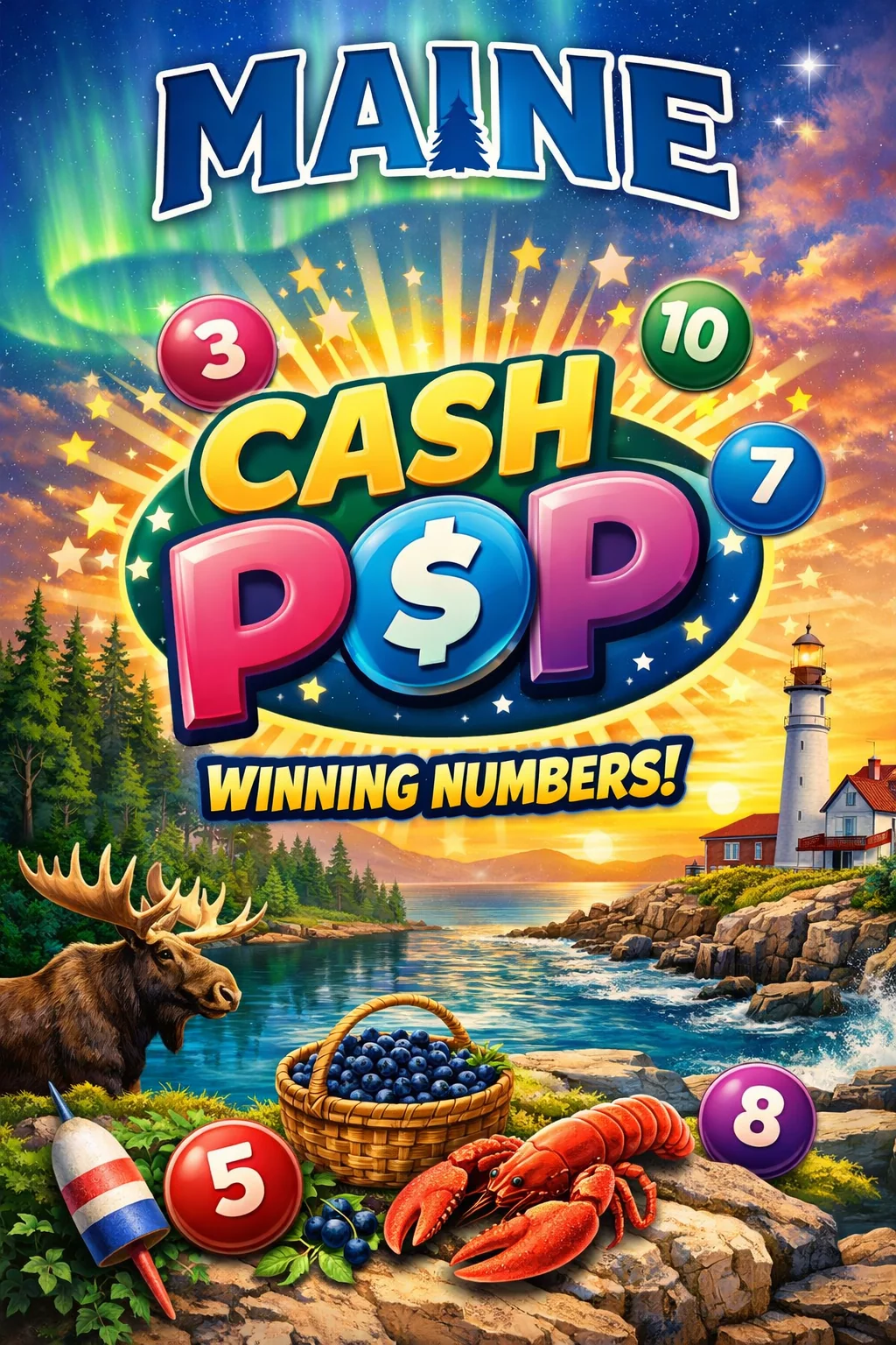 Cash Pop Maine (ME) Lottery Results: Latest Winning Numbers
