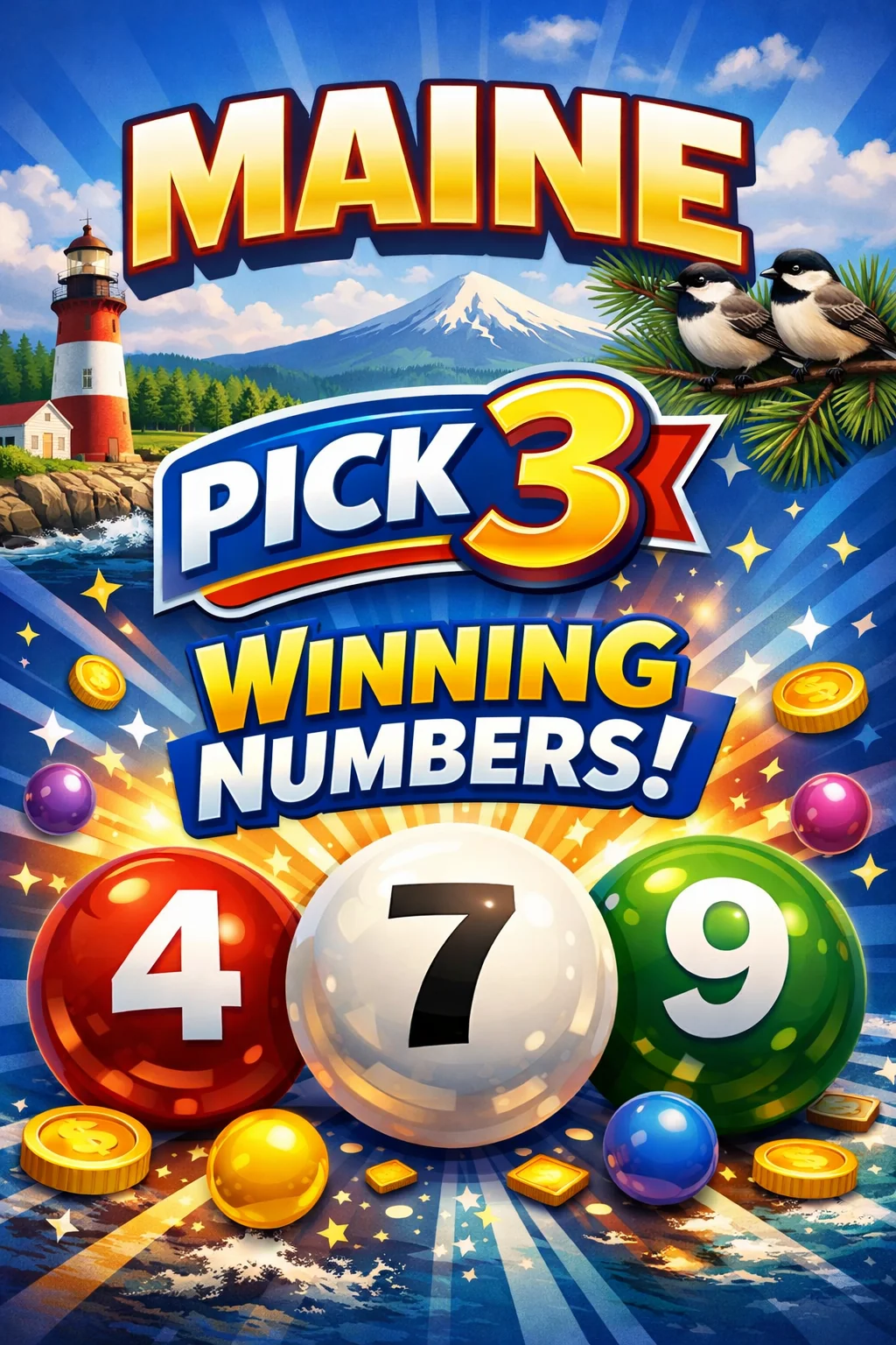 Pick 3 Maine (ME) Lottery Results: Latest Winning Numbers