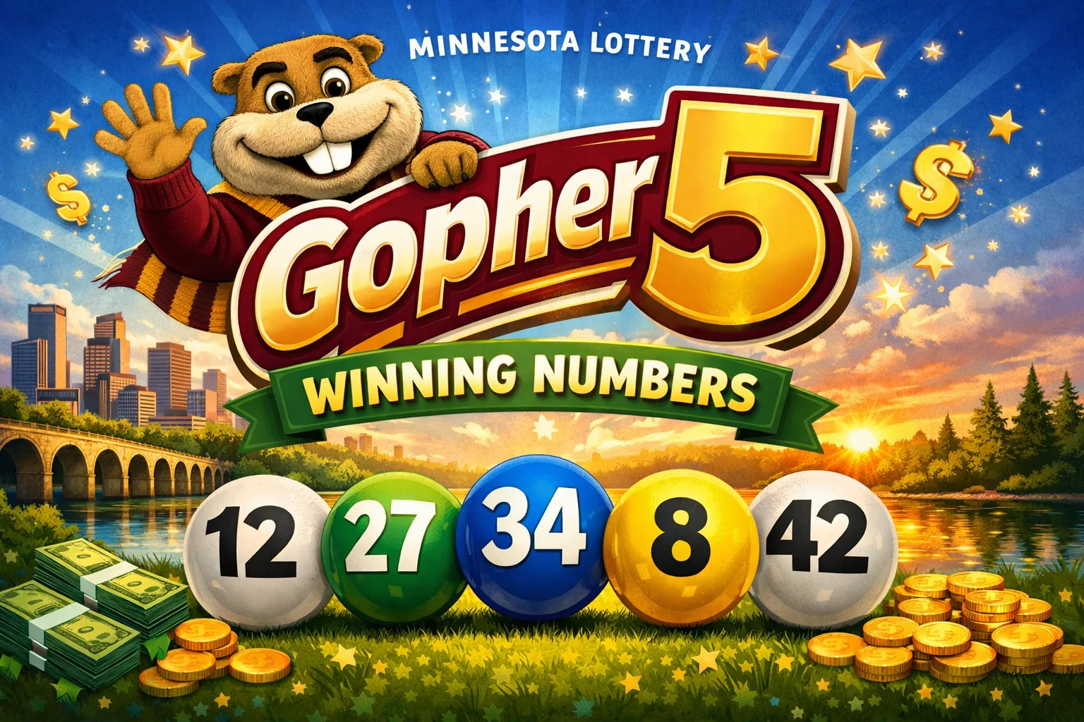 Gopher 5 Minnesota (MN) Lottery Results: Latest Winning Numbers