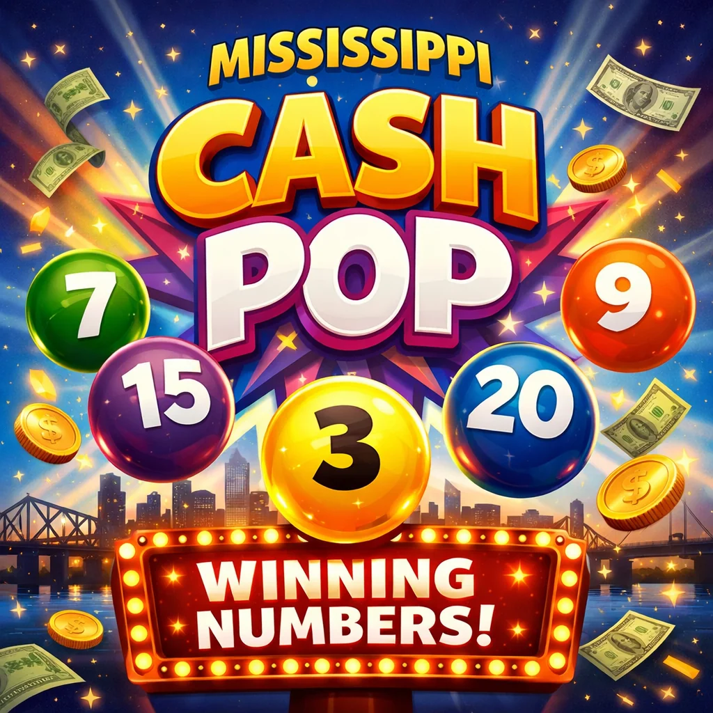Cash Pop Mississippi (MS) Lottery Results: Latest Winning Numbers