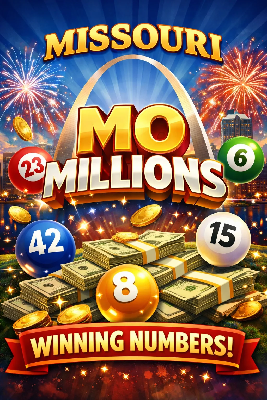 MO Millions Missouri (MO) Lottery Results: Latest Winning Numbers