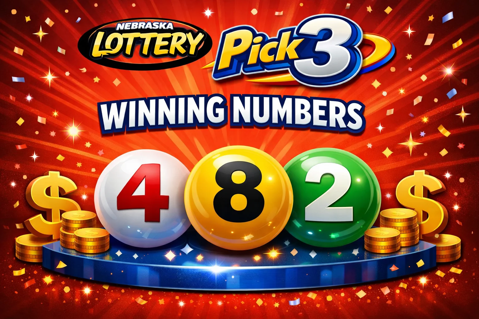 Pick 3 Nebraska (NE) Lottery Results: Latest Winning Numbers