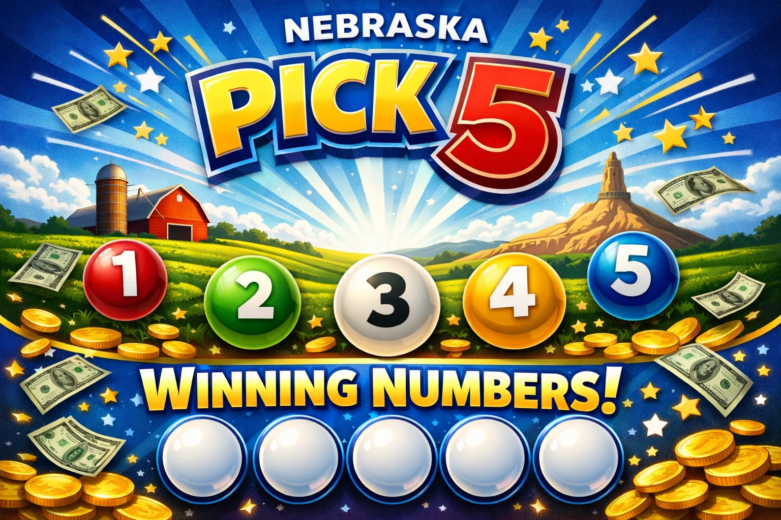 Pick 5 Nebraska (NE) Lottery Results: Latest Winning Numbers