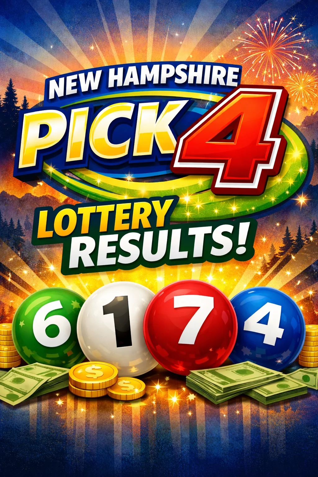Pick 4 New Hampshire (NH) Lottery Results: Latest Winning Numbers