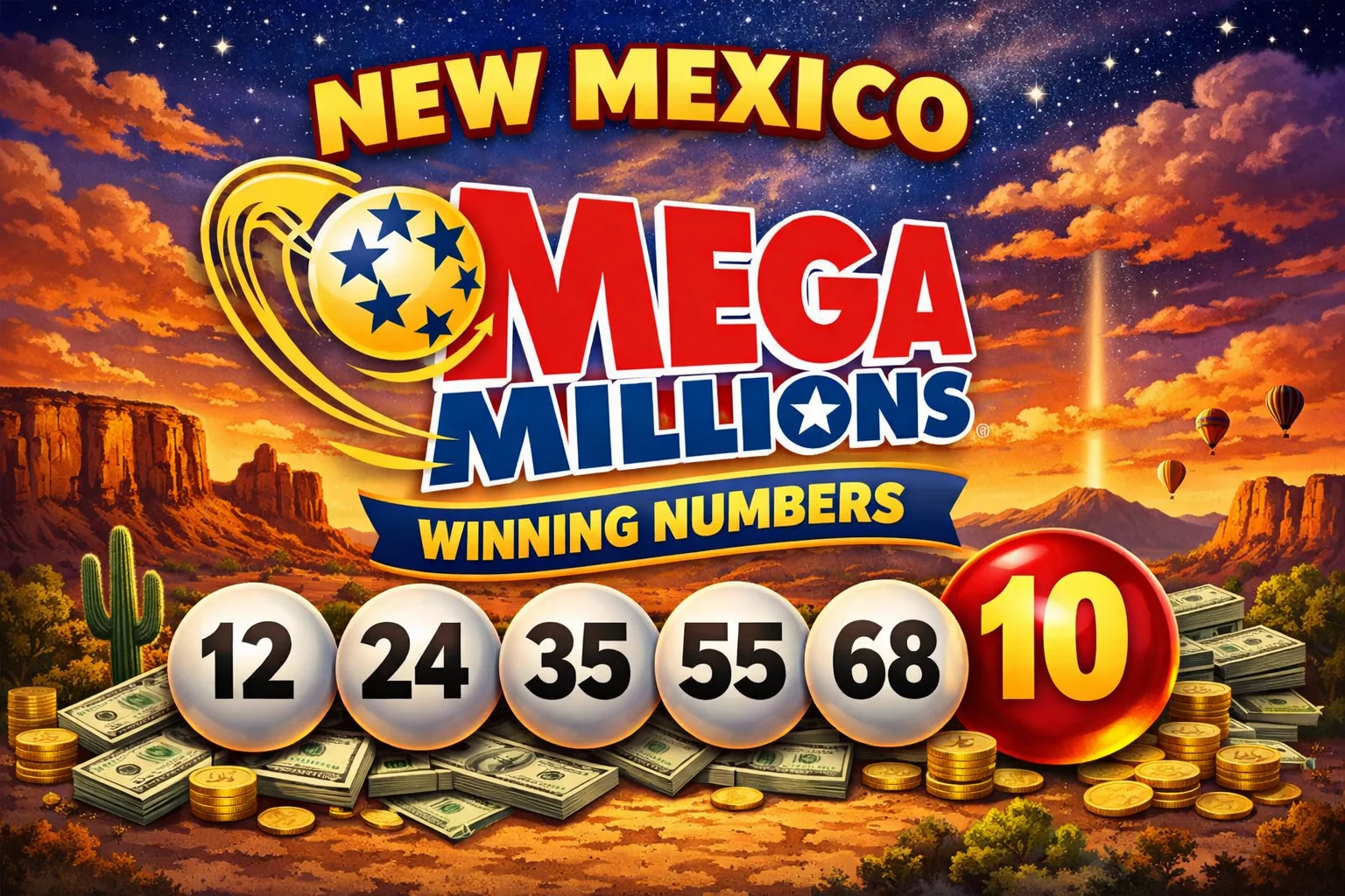 New Mexico (NM) Mega Millions Winning Numbers: Latest Lottery Results