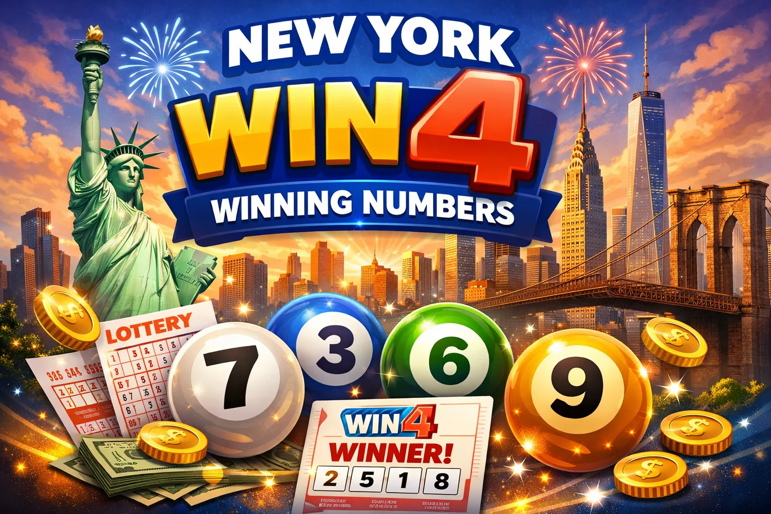 New York (NY) Win 4 Past Results: Historical Winning Numbers