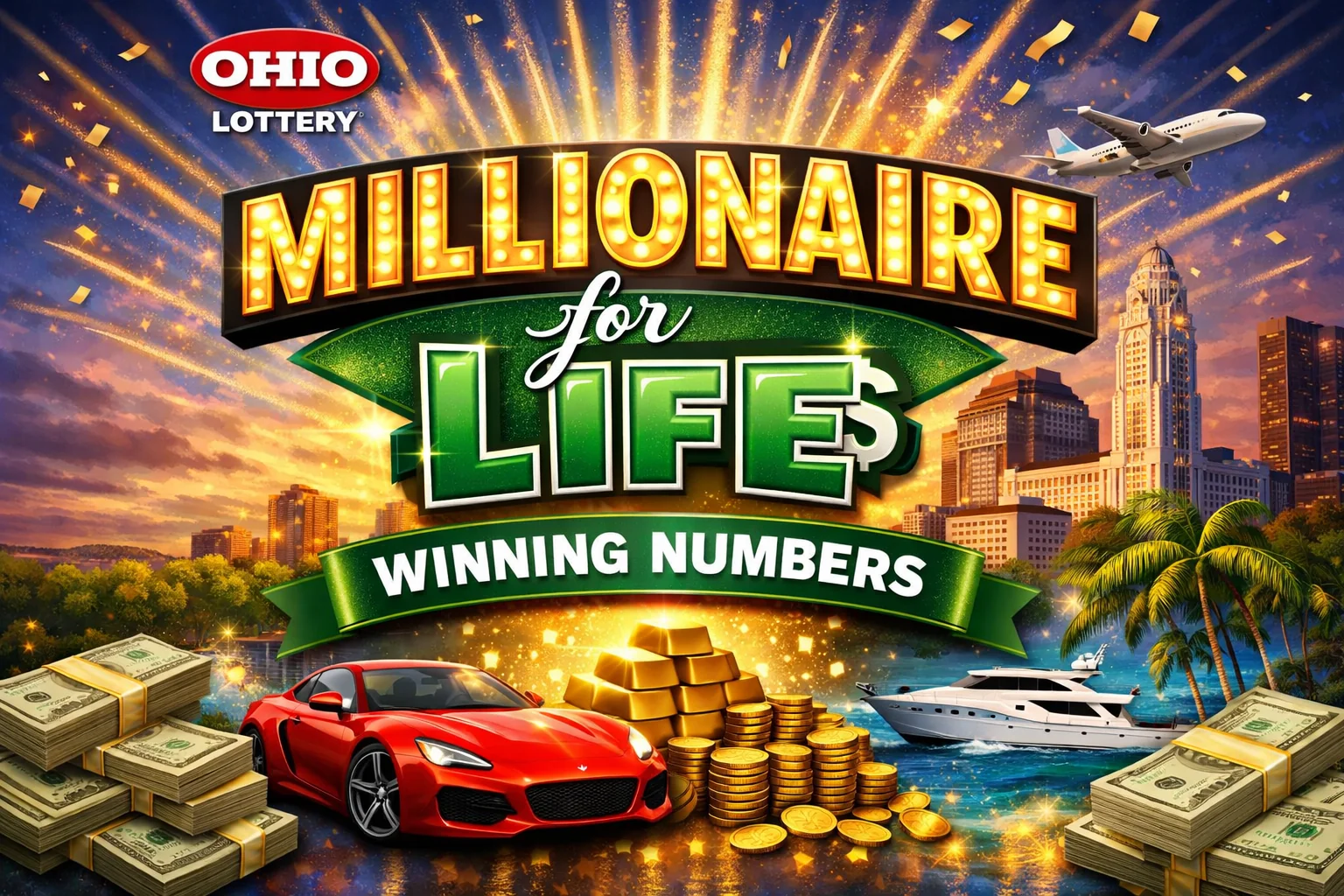 Millionaire for Life Ohio (OH) Lottery Results: Latest Winning Numbers