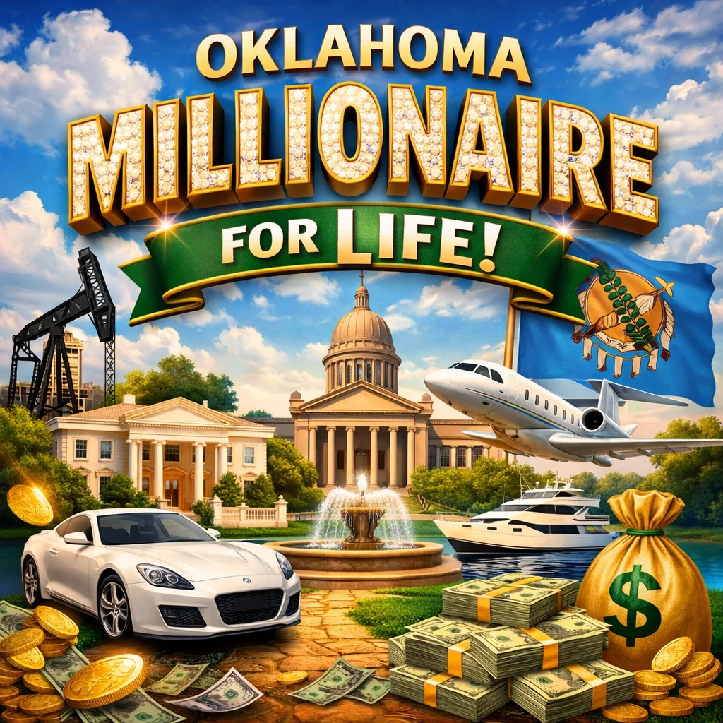 Millionaire for Life Oklahoma (OK) Lottery Results: Latest Winning Numbers