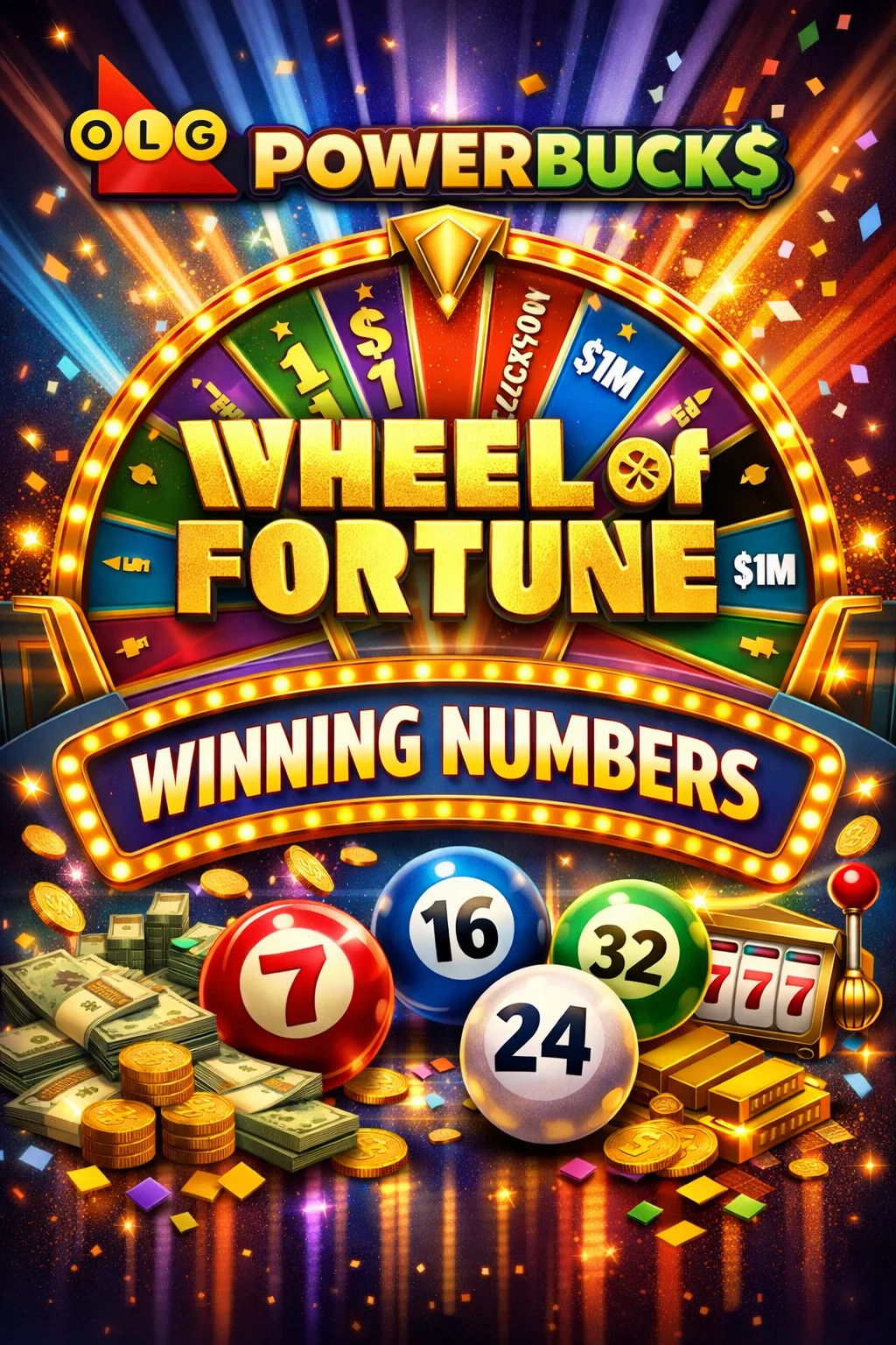 Powerbucks Wheel of Fortune Ontario Lottery Results: Latest Winning Numbers