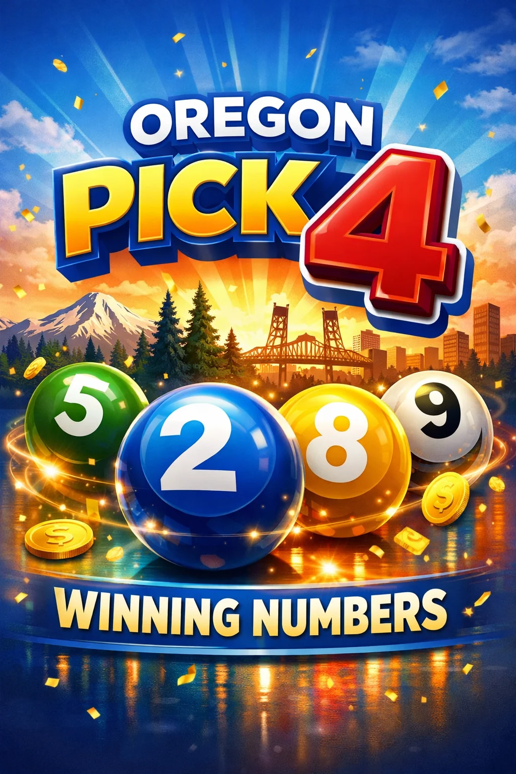 Oregon (OR) Pick 4 Past Results: Historical Winning Numbers