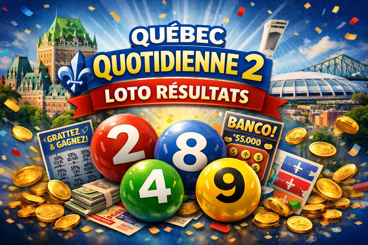 Quotidienne 2 Québec Lottery Results: Latest Winning Numbers