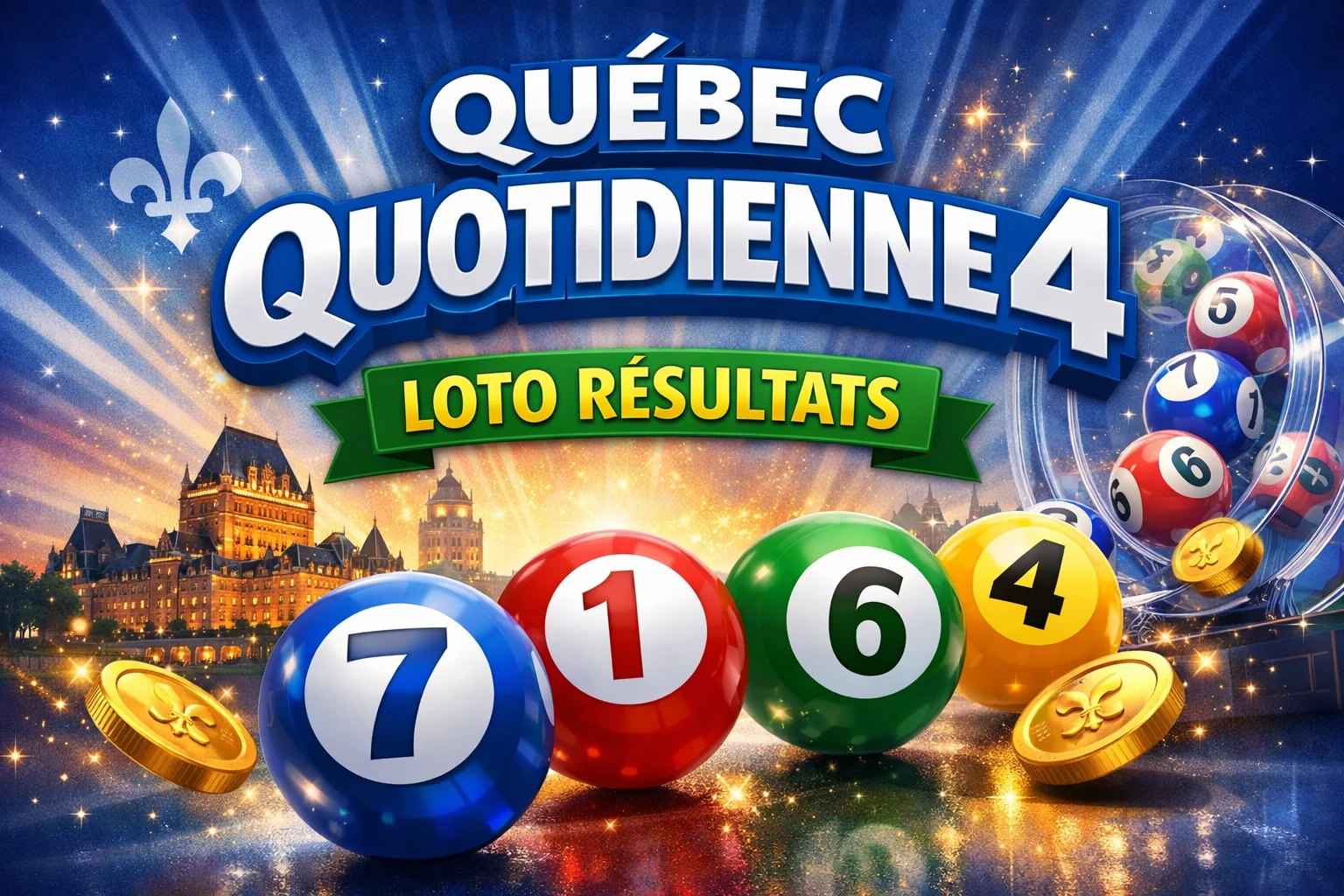 Quotidienne 4 Québec Lottery Results: Latest Winning Numbers