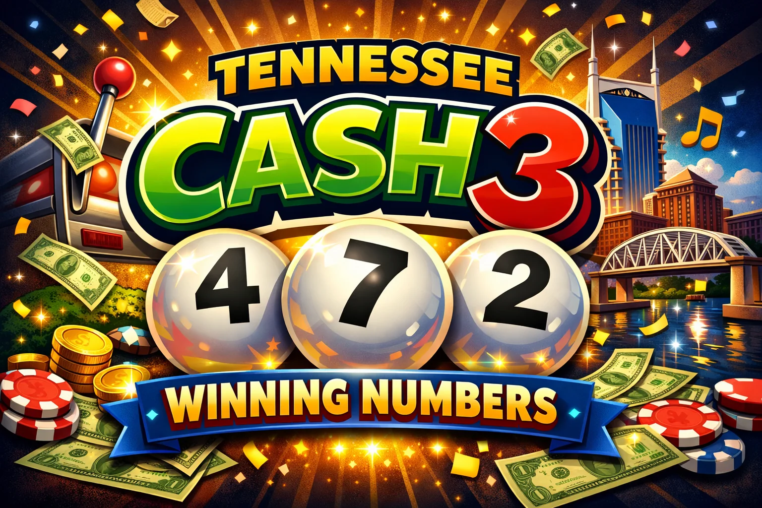 Cash 3 Tennessee (TN) Lottery Results: Latest Winning Numbers