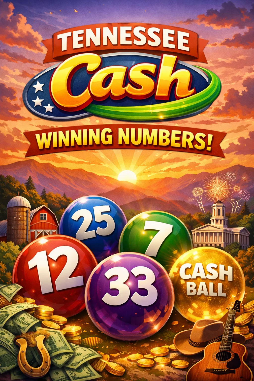 Tennessee Cash Lottery Results: Latest Winning Numbers