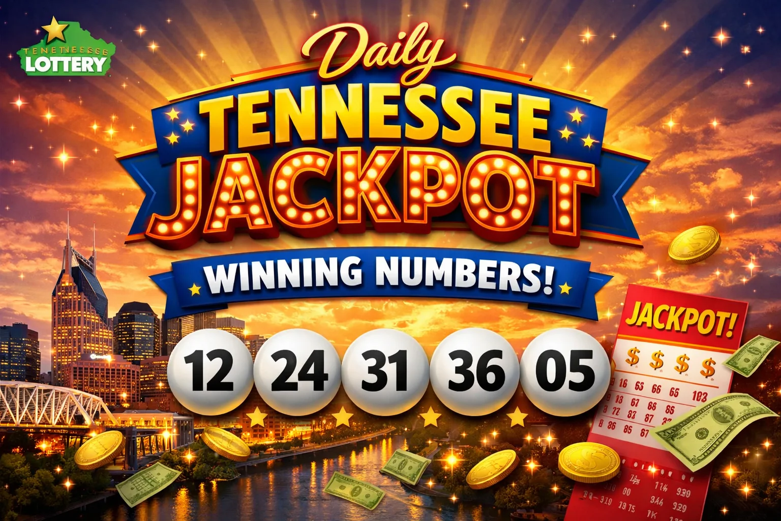 Daily Tennessee Jackpot Lottery Results: Latest Winning Numbers