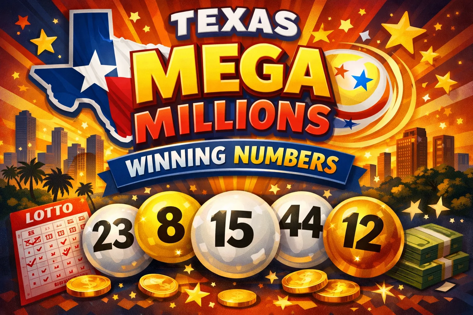Texas (TX) Mega Millions Past Results: Historical Winning Numbers