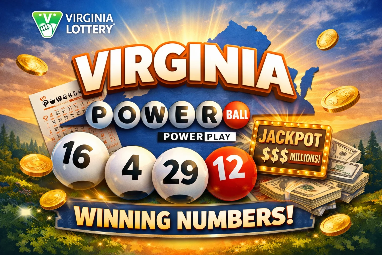 Virginia (VA) Powerball Winning Numbers: Latest Lottery Results