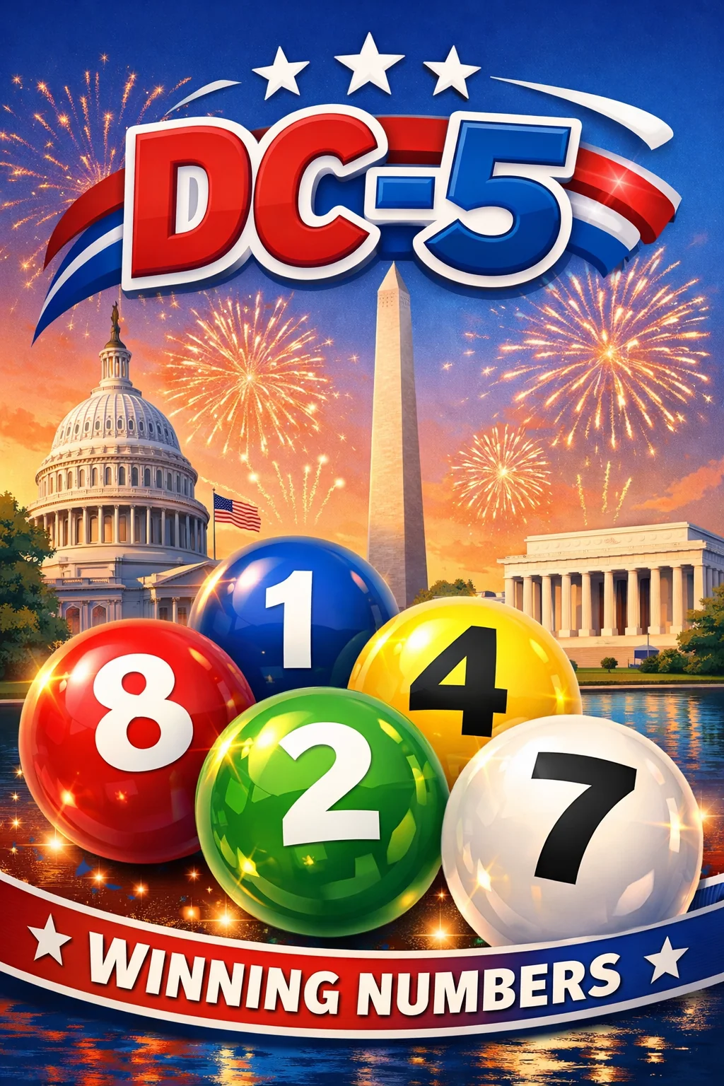DC-5 Lottery Results - Washington, D.C. Winning Numbers