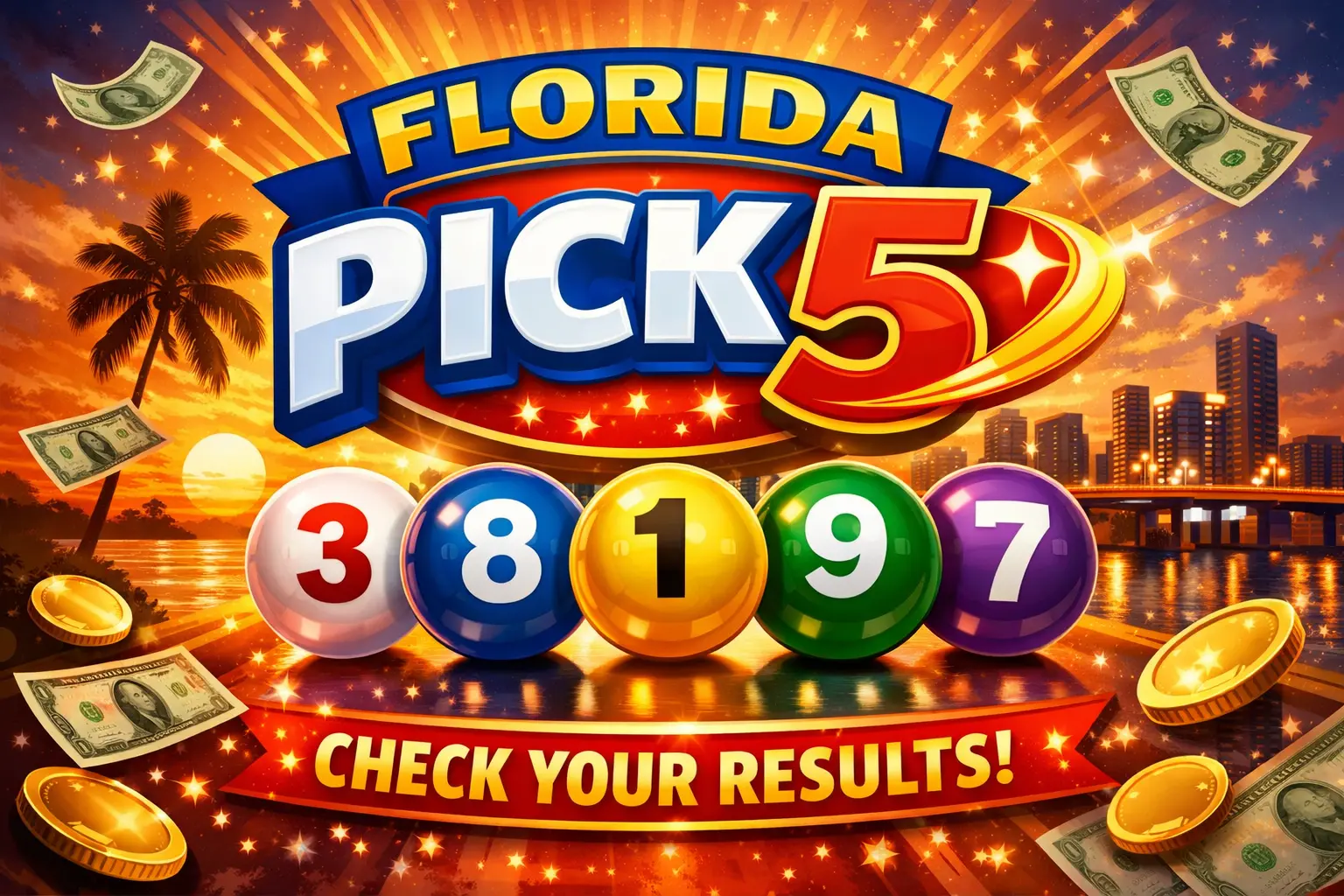 Pick 5 Florida (FL) Lottery Results: Latest Winning Numbers