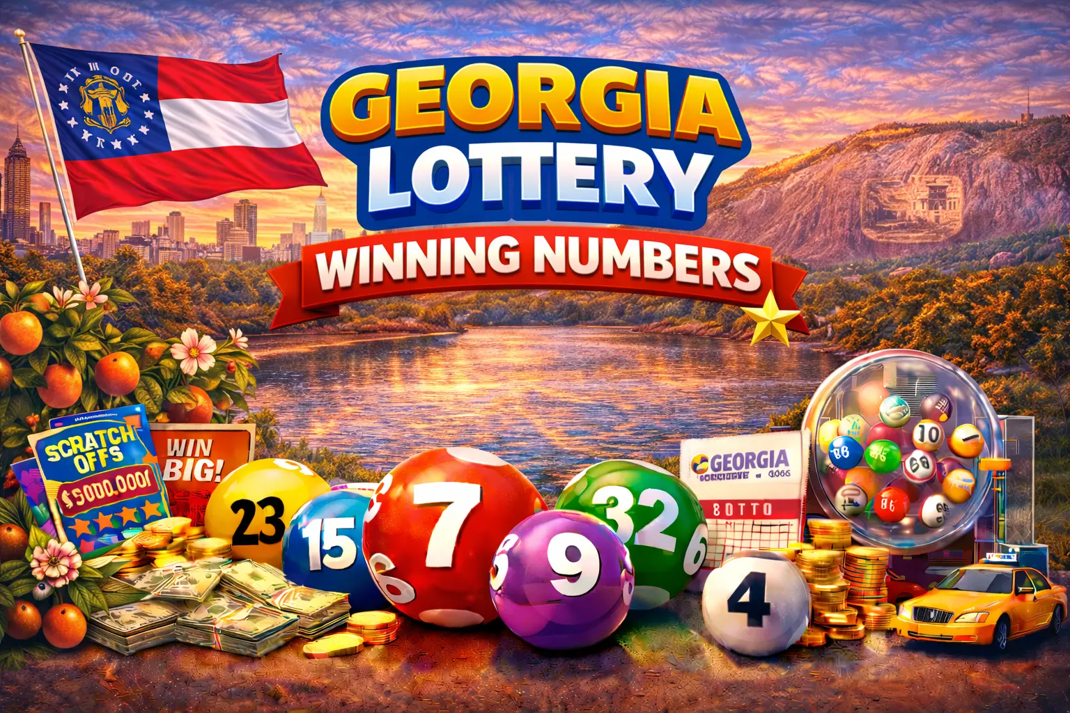 Georgia ~ GA ~ Lottery Results & Winning Numbers