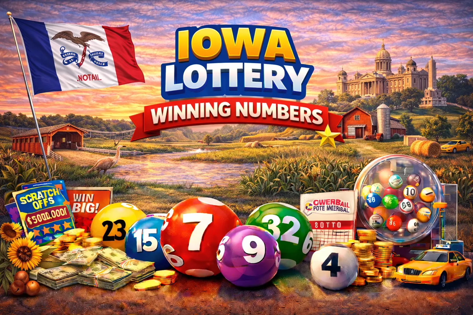 Iowa Lottery — Winning Numbers
