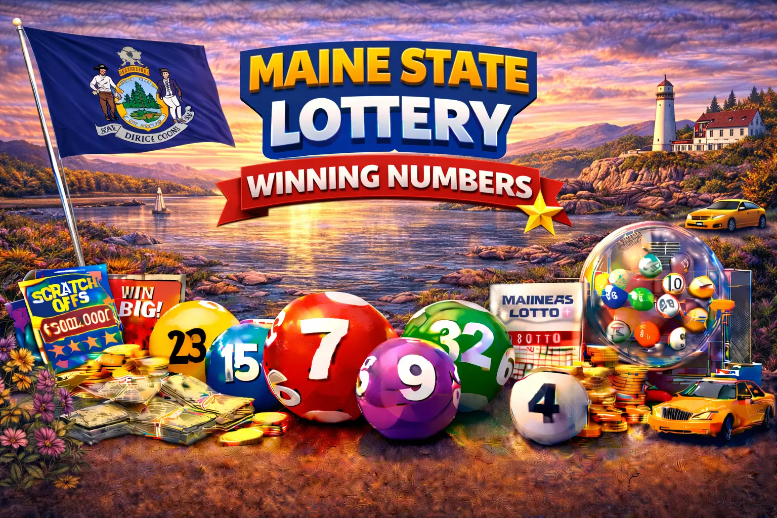 Maine Lottery Results: Winning Numbers for Dec 22, 2025