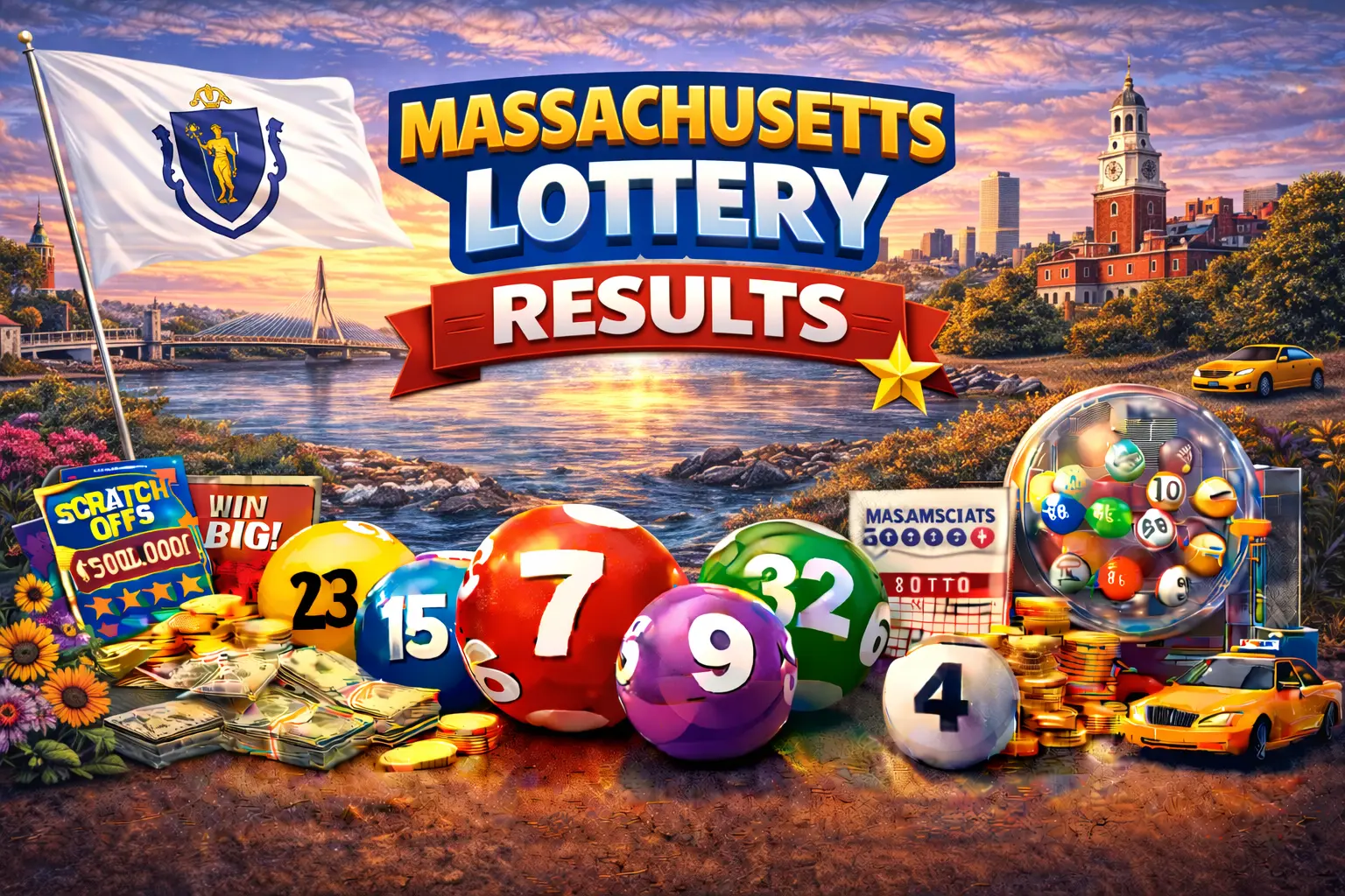 Massachusetts ~ MA ~ Lottery Results & Winning Numbers