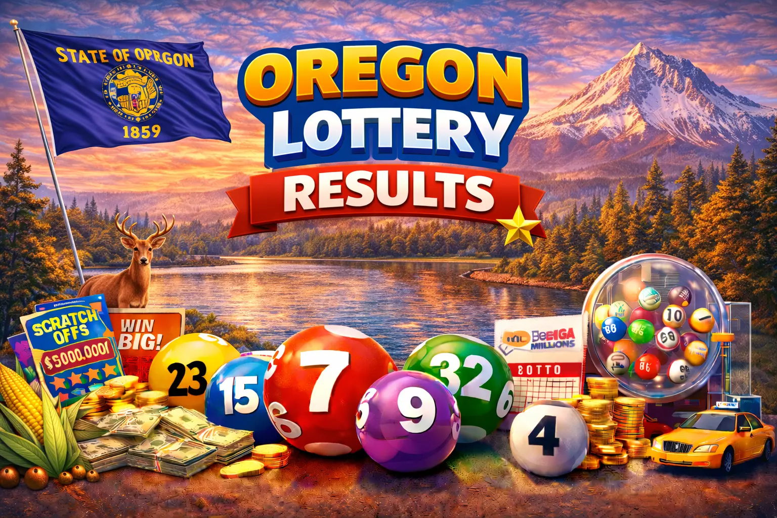 Oregon Lottery — Results & Winning Numbers